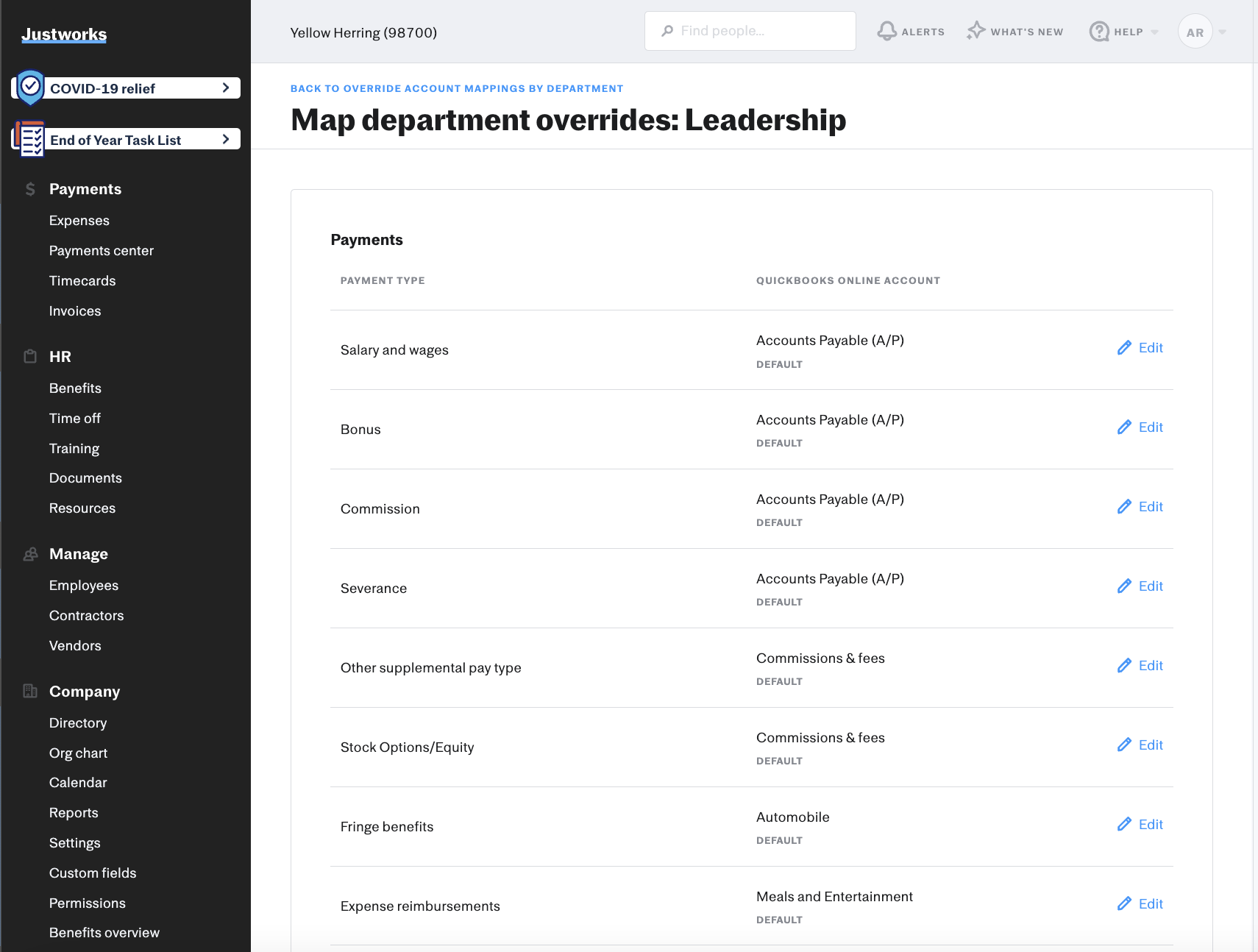QuickBooks Online Integration – Justworks Help Center