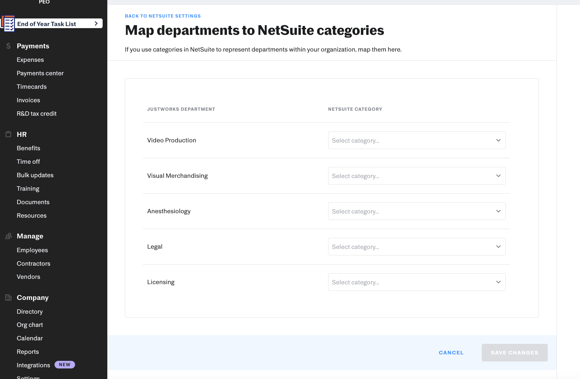 NetSuite Integration – Justworks Help Center