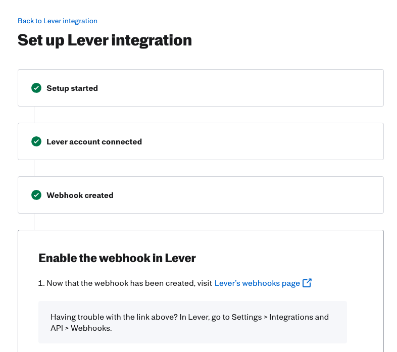 Lever Integration – Justworks Help Center