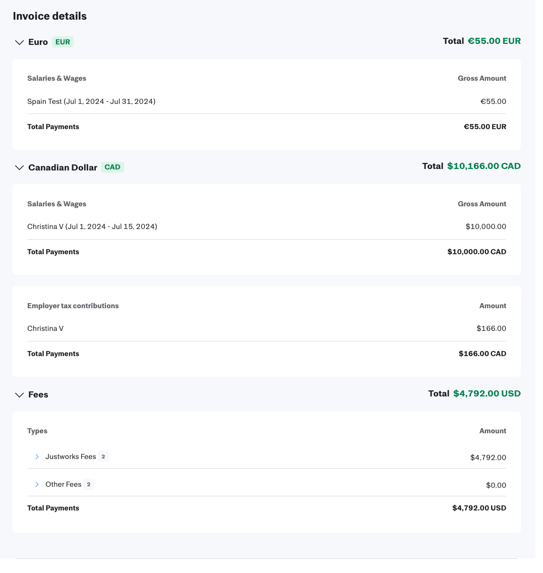 How to View Your International Invoices – Justworks Help Center
