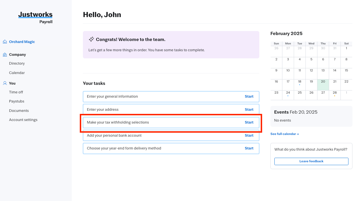 Justworks Payroll: Employee Tax Withholding Information – Justworks ...
